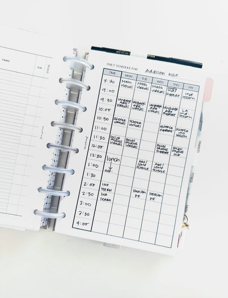 Daily Schedule M-F | Digital Download – Fancy Plans Co