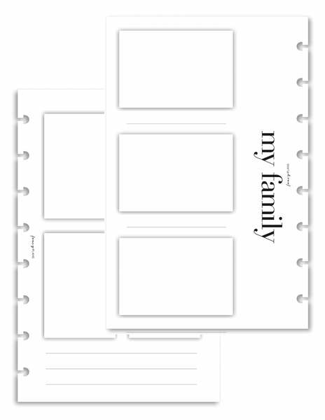 Planner Inserts | Family Collage and Memories – Fancy Plans Co