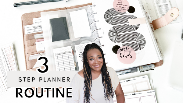 Simple 3 Step Planner Routine That Takes Less Than 10 Minutes – Fancy ...