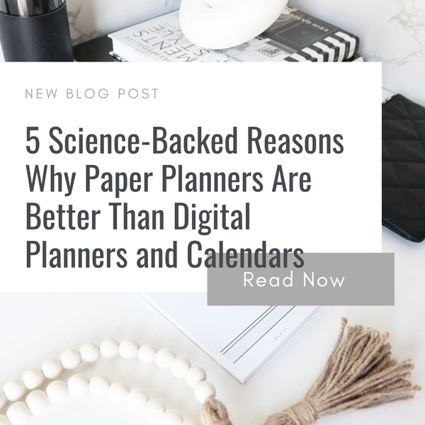 Paper Planners VS Digital Planners – Fancy Plans Co