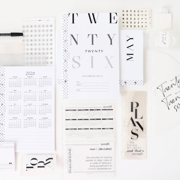 2026 Planner Stationery Box – Fancy Plans Co