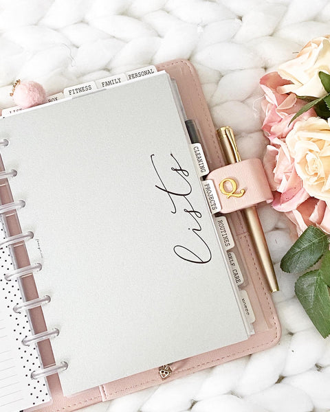 Dashboard | Planner Subjects - Silver Metalic Cardstock – Fancy Plans Co