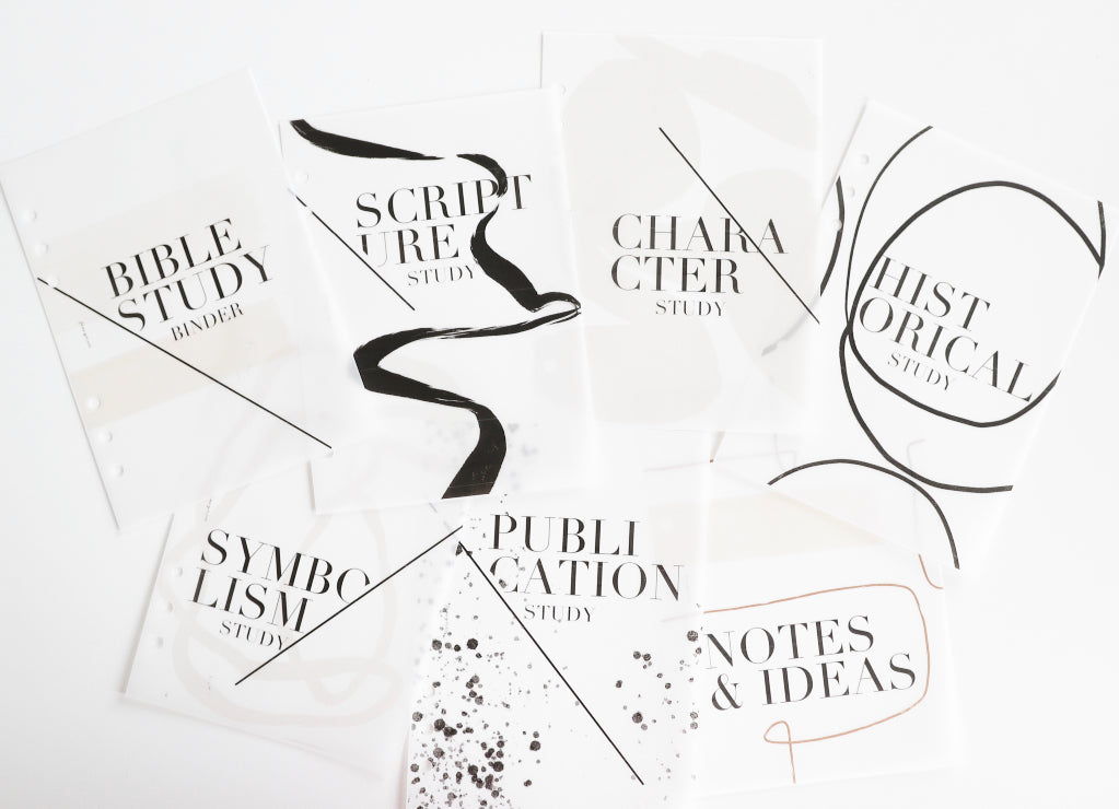 Bible Study Binder Bundle – Fancy Plans Co