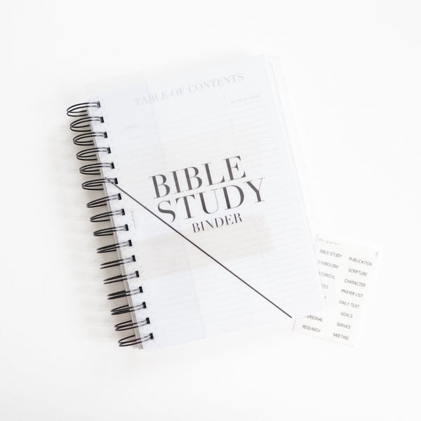 Bible Study Coil Planner Bundle | CLEAR COVER – Fancy Plans Co
