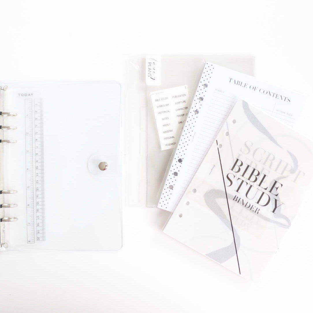 Bible Study Binder Bundle – Fancy Plans Co