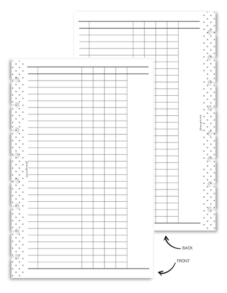 Blank Reference Fill Paper – Fancy Plans Co