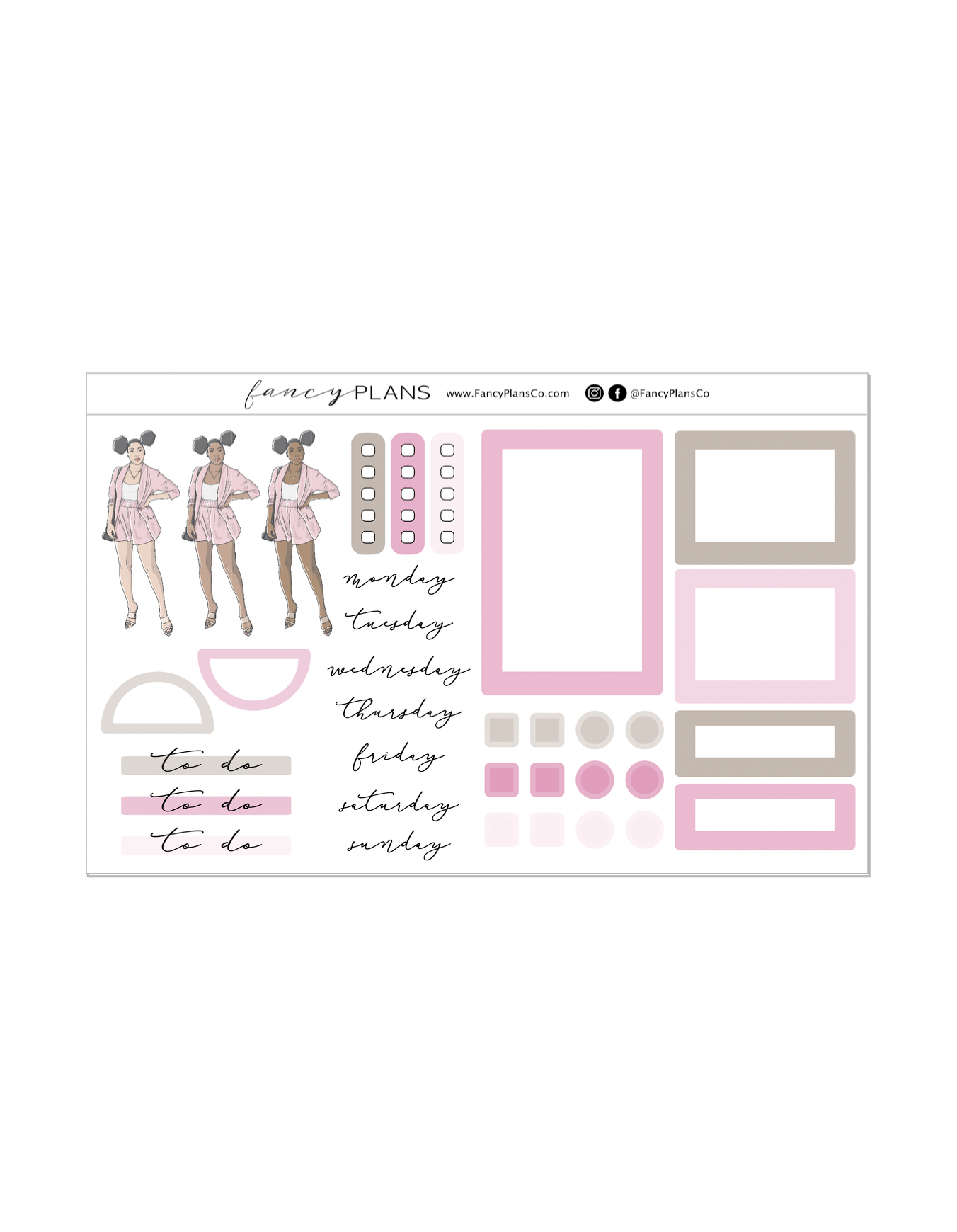 Fancy Doll 1-Page Kit | MAKAYLA – Fancy Plans Co