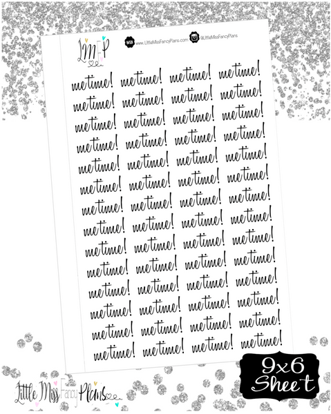 Me Time! Stickers – Fancy Plans Co