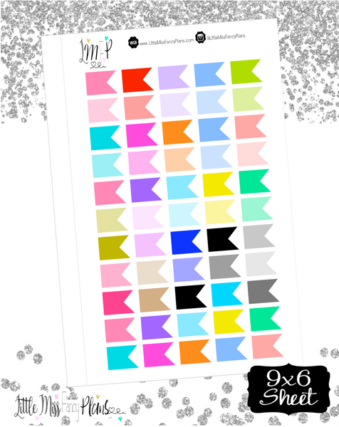 Blank Flag Stickers – Fancy Plans Co