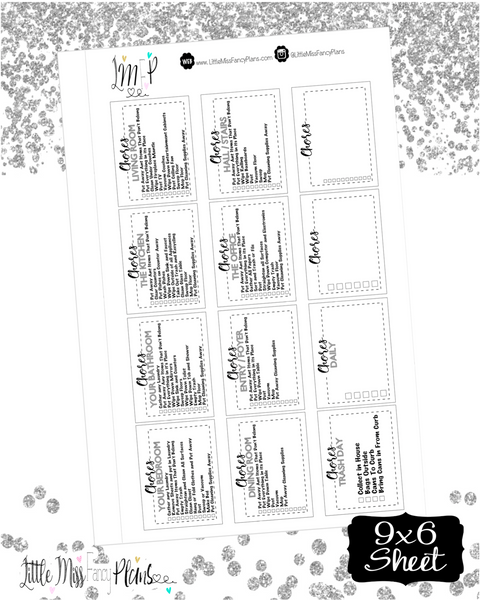 Chore Checklist Boxes – Fancy Plans Co