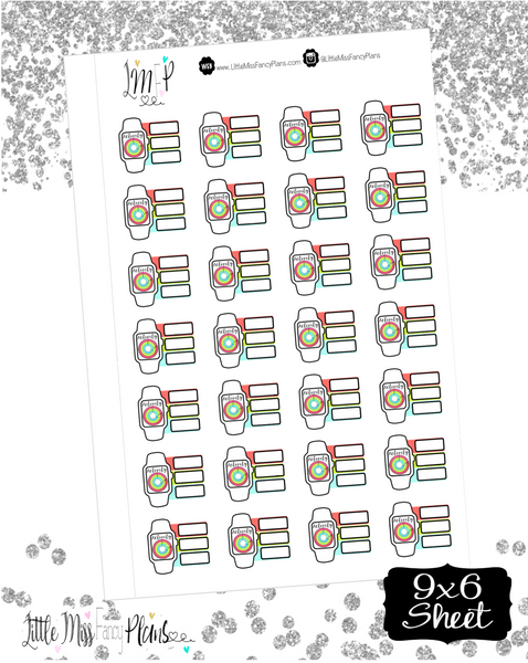 Apple Watch Activity Tracker Stickers – Fancy Plans Co