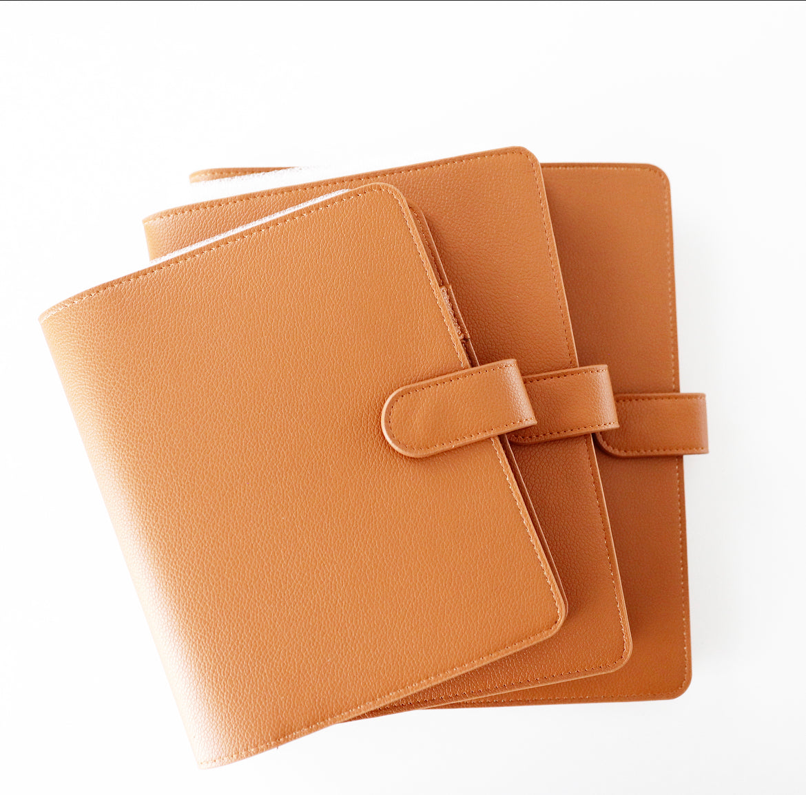Toffee Brown Pebble Vegan Leather Planner Cover – Fancy Plans Co