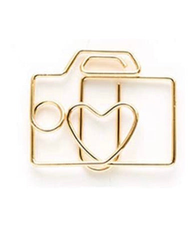 Camera Paper clip | GOLD – Fancy Plans Co