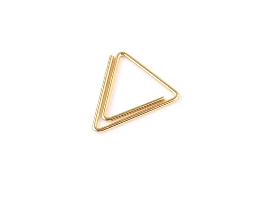 Triangle Metal Paper Clips – Fancy Plans Co