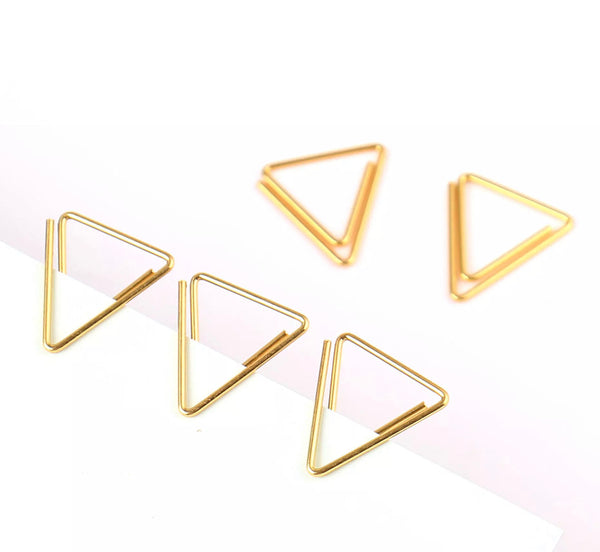 Triangle Metal Paper Clips – Fancy Plans Co